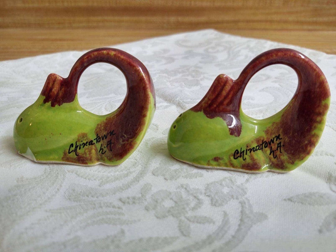 Vtg. Virginia Ann Anthropomorphic Fish Salt and Pepper Shakers. - Etsy