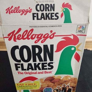 Vintage Kellogg's Corn Flakes Cereal Box, 1994 Blossom TV Show. - Etsy