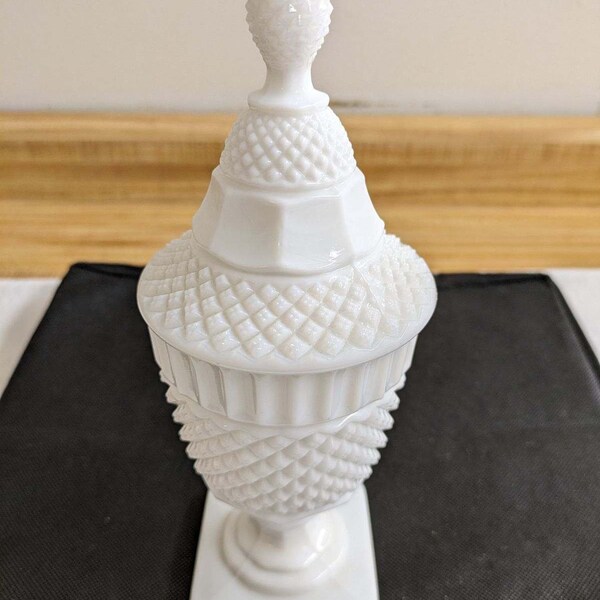 Milk Glass Diamond - Etsy