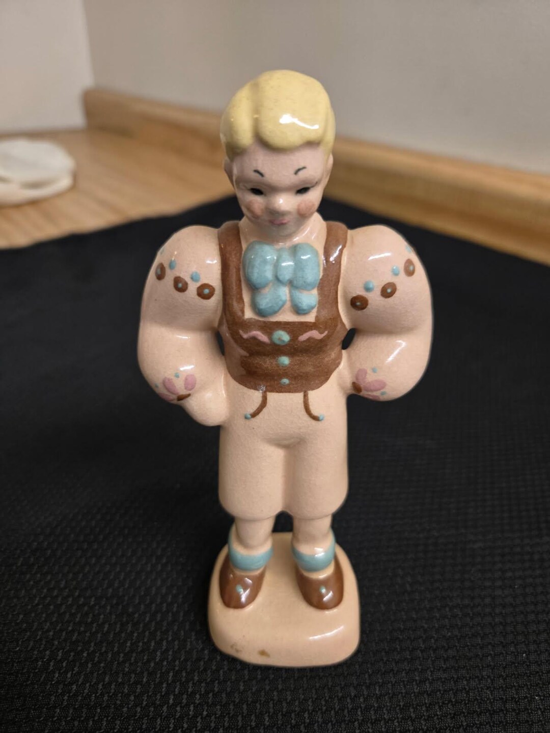 Vtg. Kay Finch Boy Figurnie; Blonde Hair: Pink/brown/blues. - Etsy
