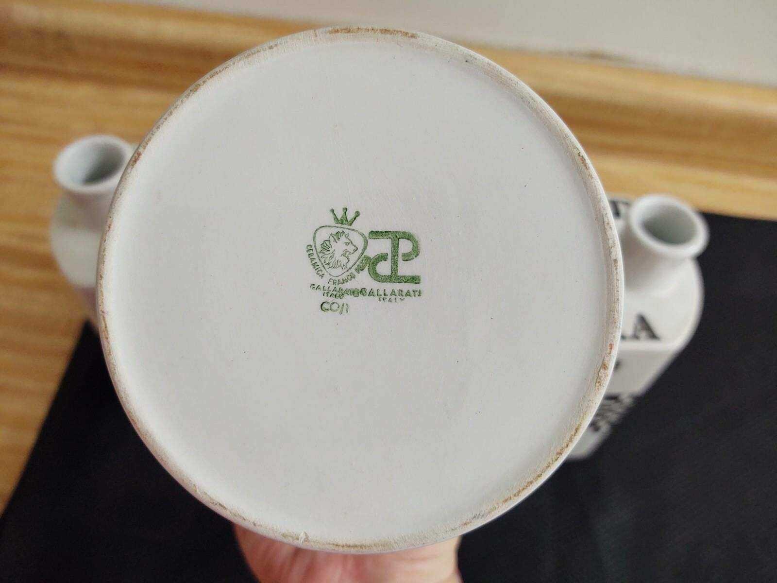 Vintage Ceramica Franco Pozzi Op Art Liquor Decanter Set With - Etsy