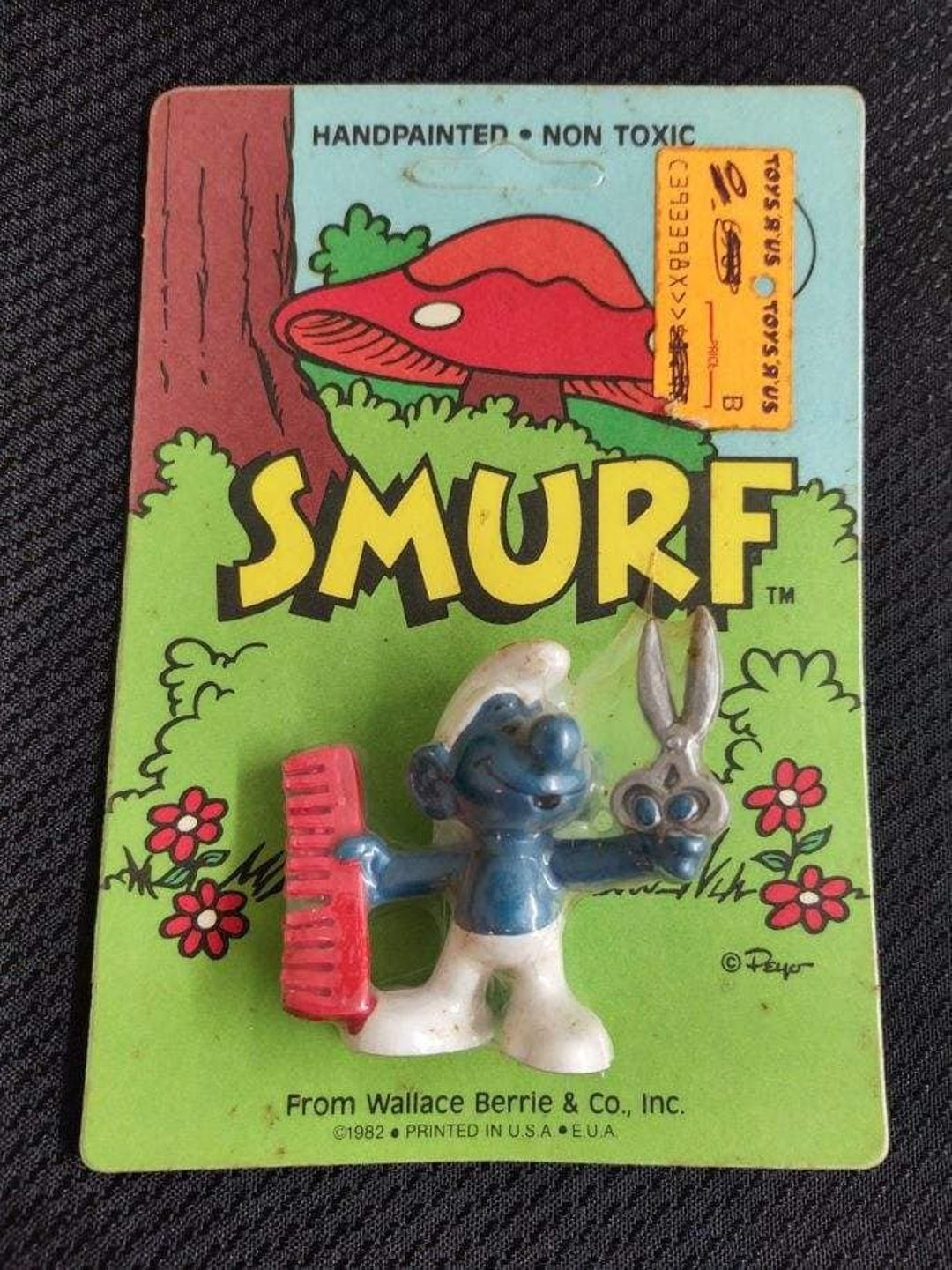 Vintage Smurf Figurine; Original Package, 1982.- - Etsy