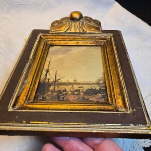 Vtg. H. Hal Kramer, Co. Chicago Gold Leaf Wood Picture. - Etsy
