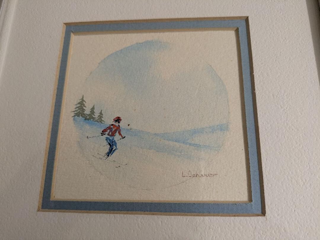 Vtg Lorraine Ochsner Original Watercolor Painting From Merrill Chase - Etsy