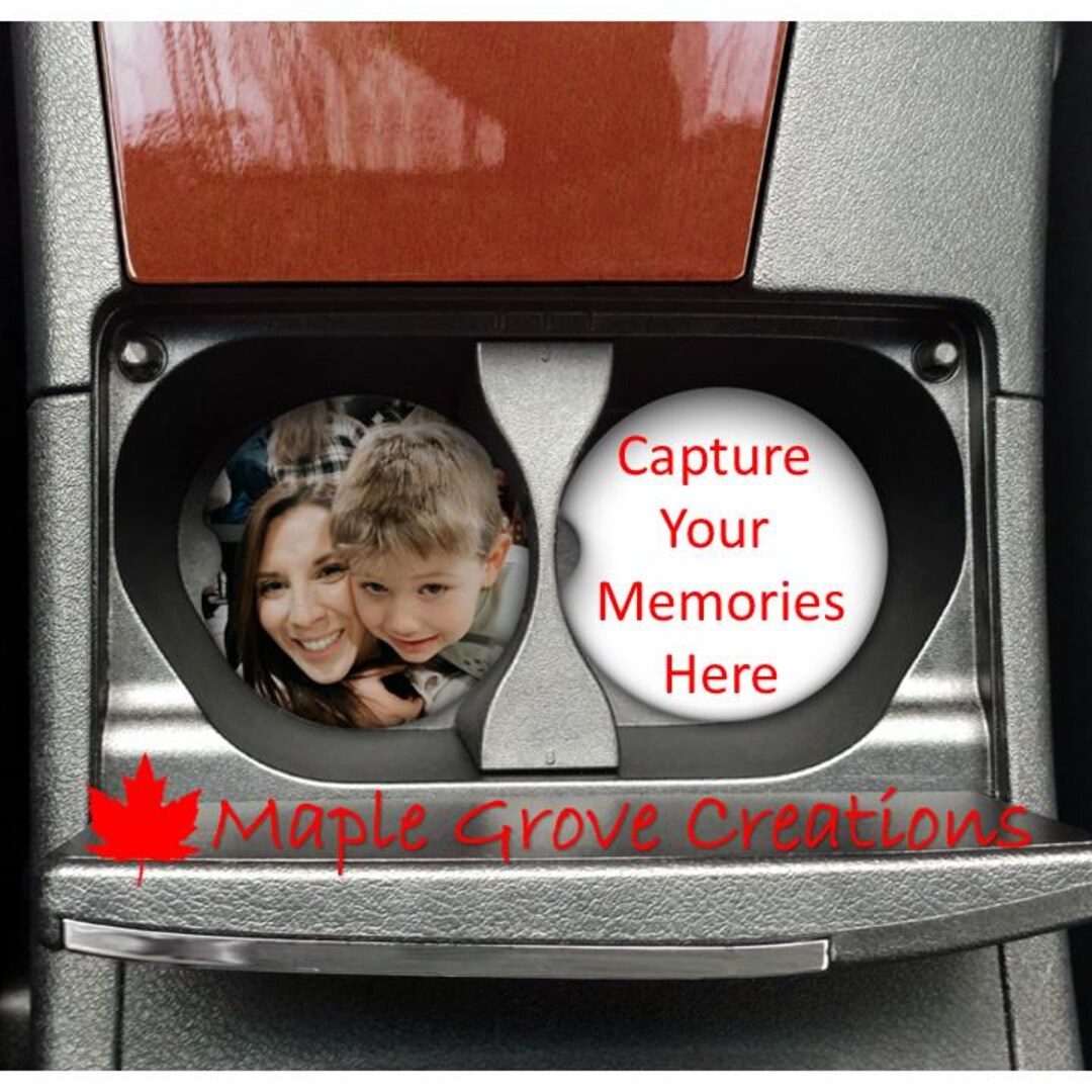 Custom Photo Car Coasters - Set of 2 - 2.56" Coasters - Custom Car ...