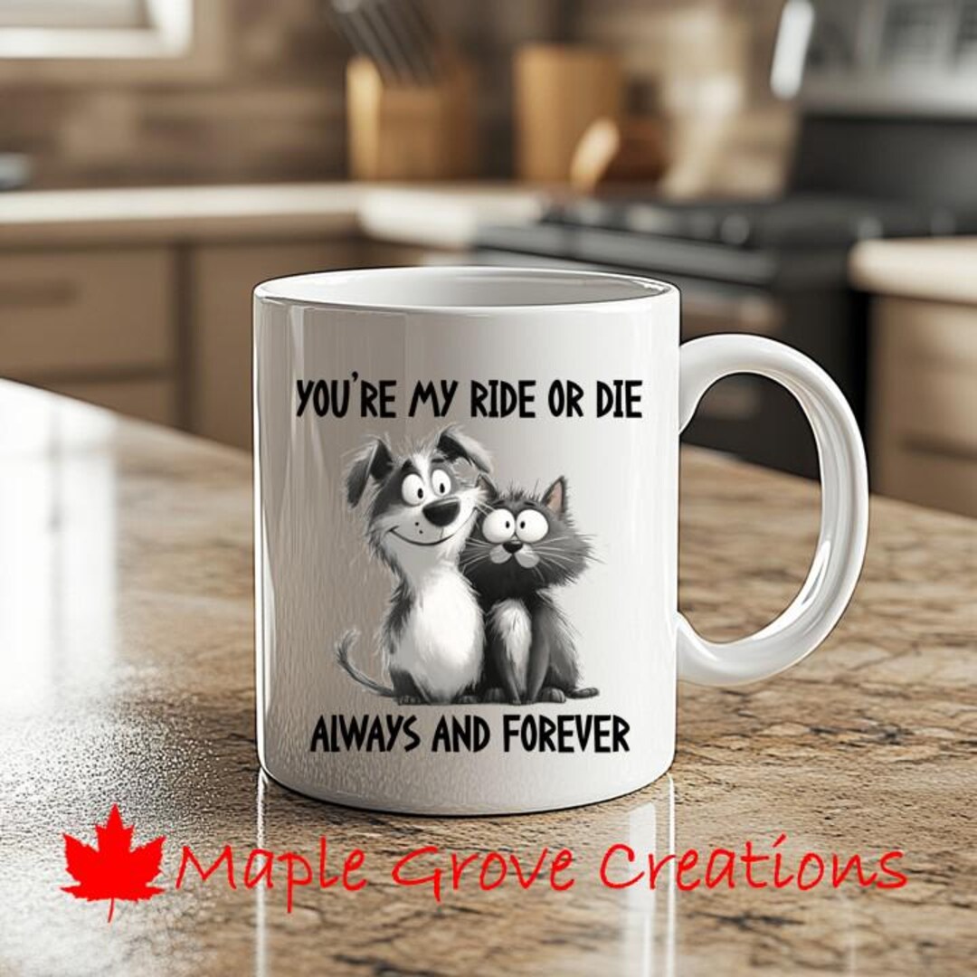 You're My Ride or Die Coffee Mug - 11 Oz Coffee Mug - Available in ...