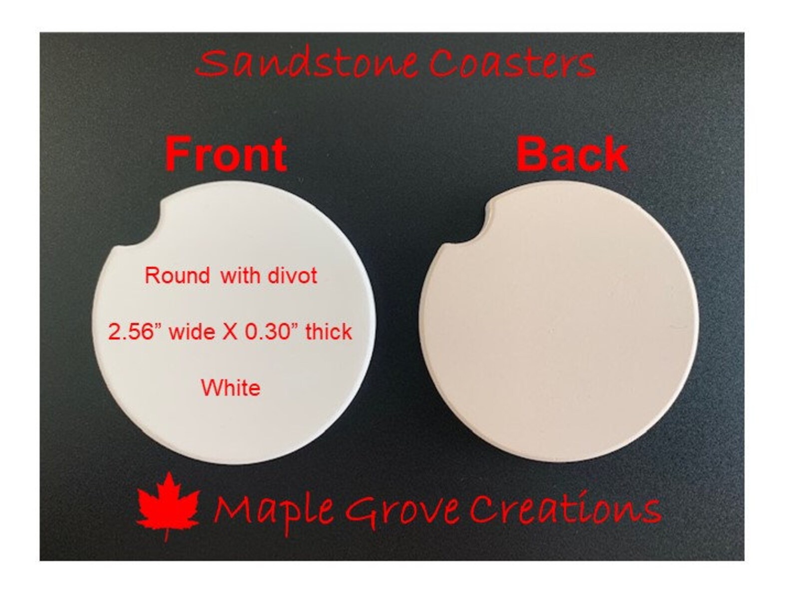 Set of 2 Golf Ball Car Coasters 2.56 Coasters Custom - Etsy