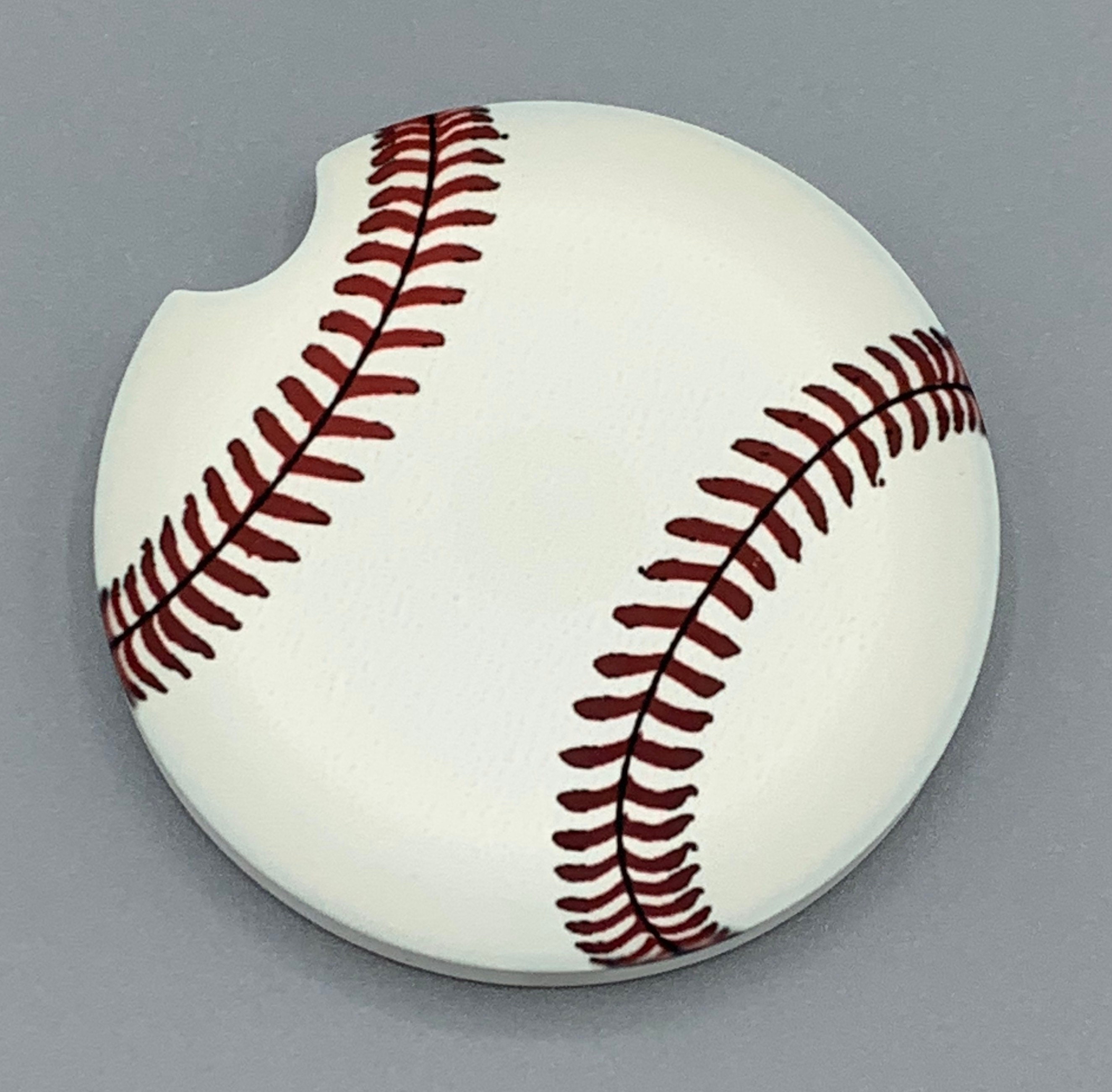 Set of 2 Baseball Car Coasters 2.56 Coasters Custom - Etsy
