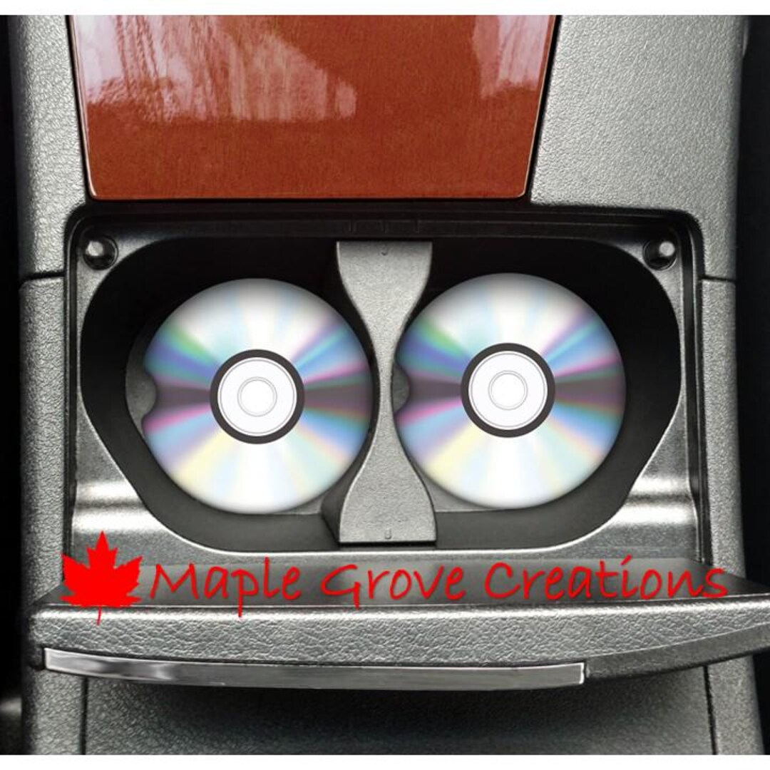 Compact Disc Car Coasters - CD - Set of 2 - 2.56" Coasters - Car ...