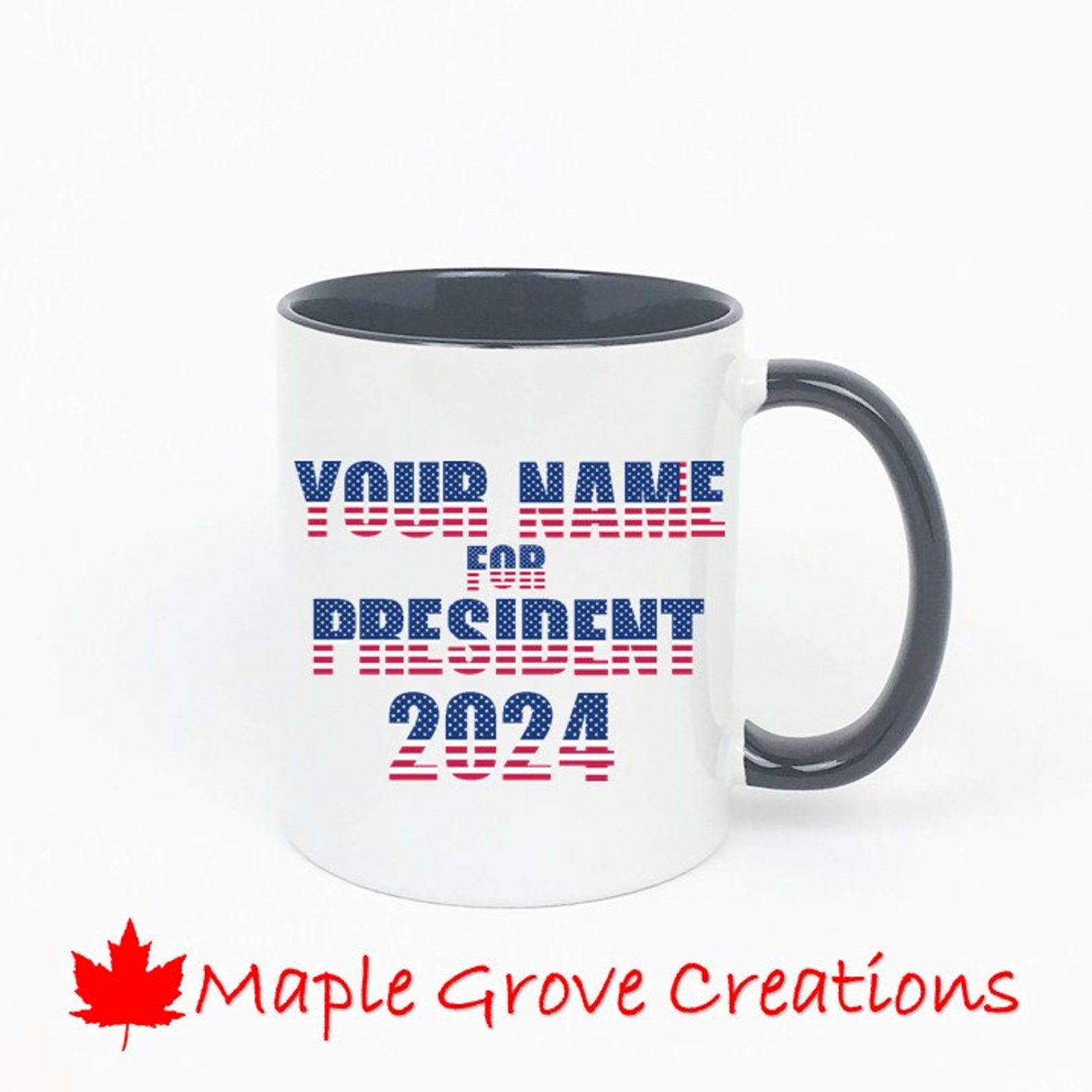 Personalized Your Name for President Coffee Mug 11 Oz Coffee - Etsy