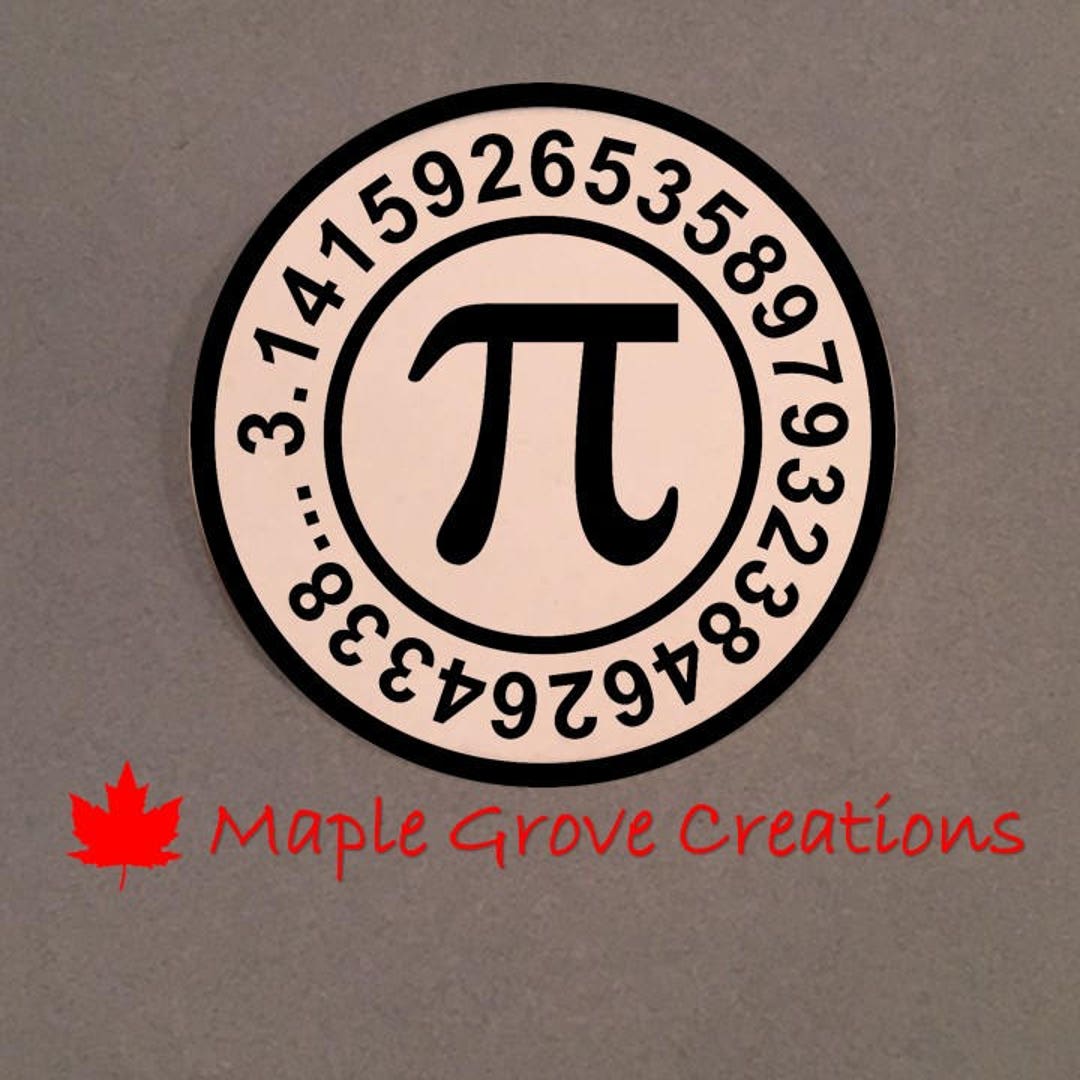 Pi Rubber Coaster Set - 4" Coasters - Custom Coasters - Etsy
