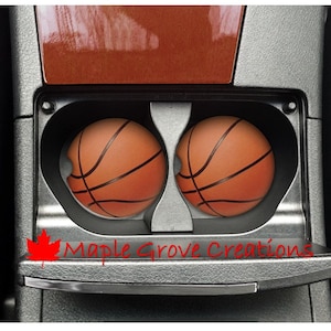 Basketball Car Coasters - Set of 2 - 2.56" Coasters - Custom Car ...