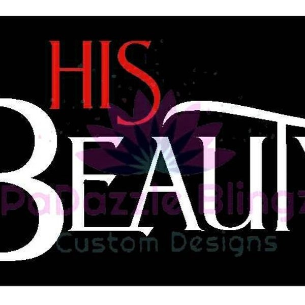 His Beauty Her Beast Svg - Etsy
