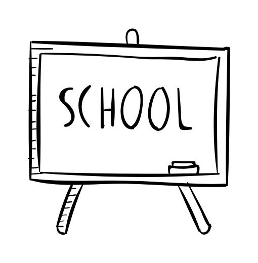 School Blackboard Clipart