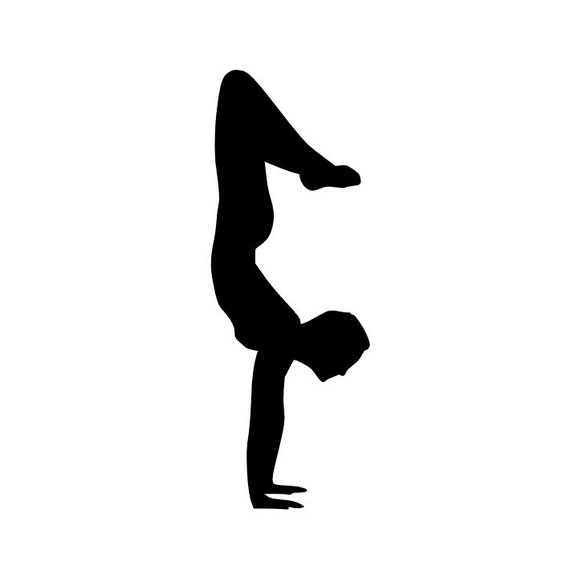 Turner Silhouette Barren Gymnastics Silhouette White Hi Res Stock