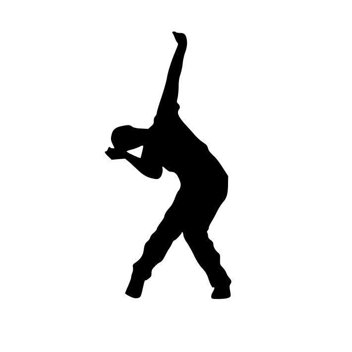 Hip Hop Dancer 12 SVG Vector Cutting File / Clip Art Available for ...
