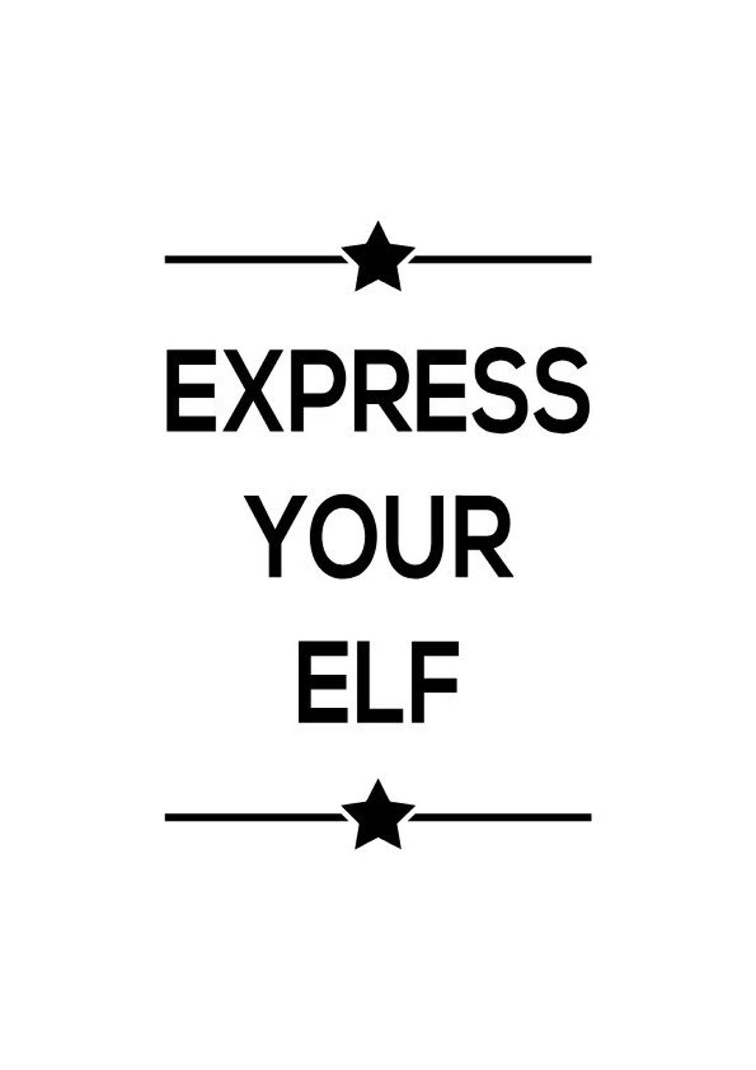 Express Your Elf Christmas SVG Vector Cutting File / Clip Art Available ...