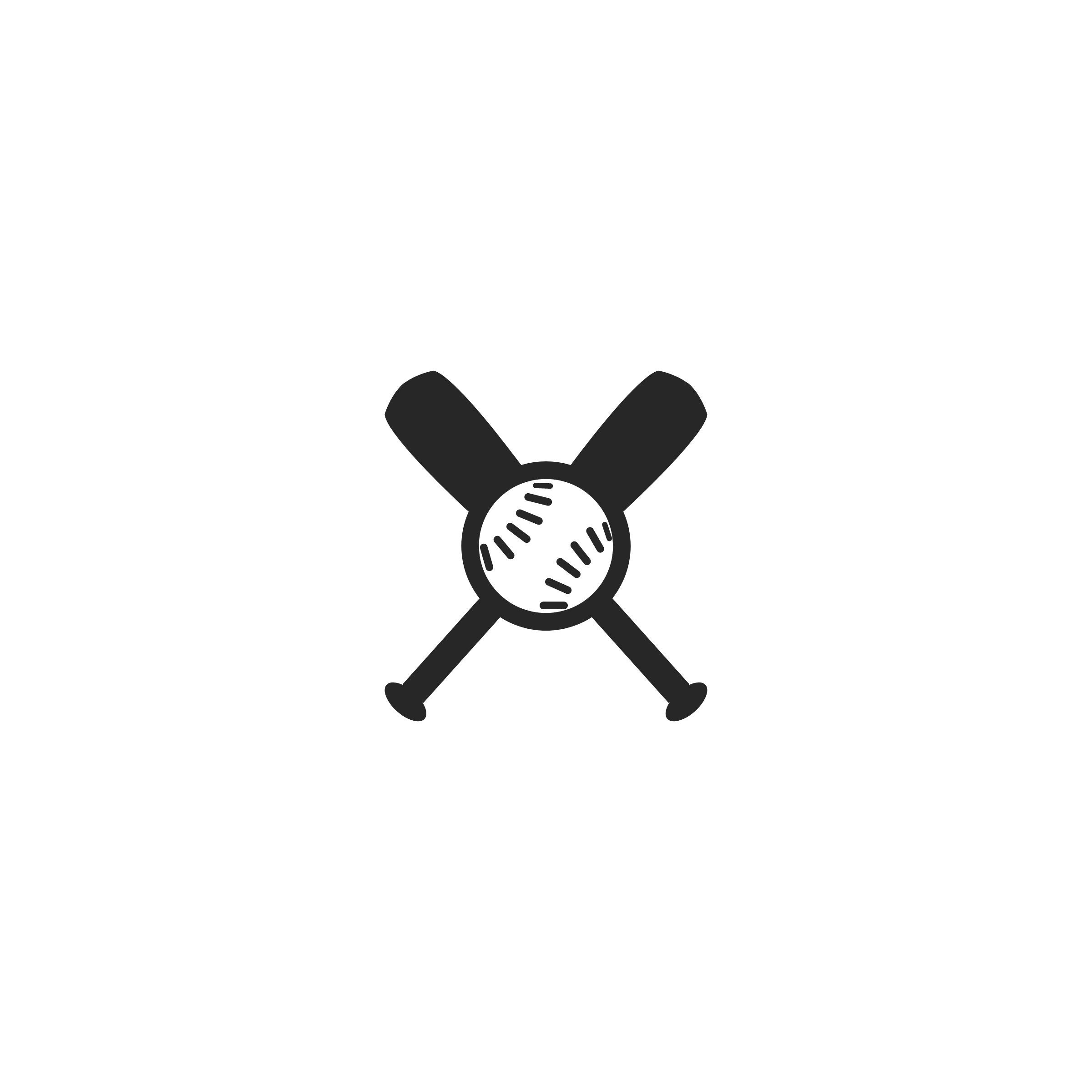 Baseball Bats Logo SVG Vector Cutting File / Clip Art Available for ...