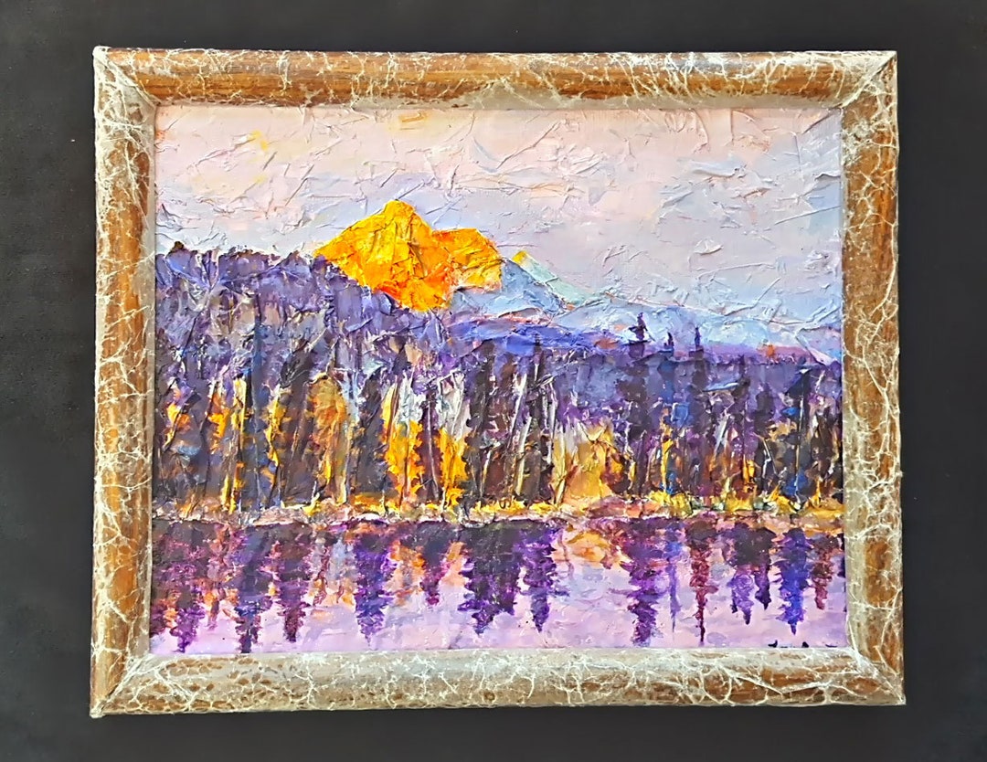 South Matthieu Lake Abstract Recycled Art - Etsy