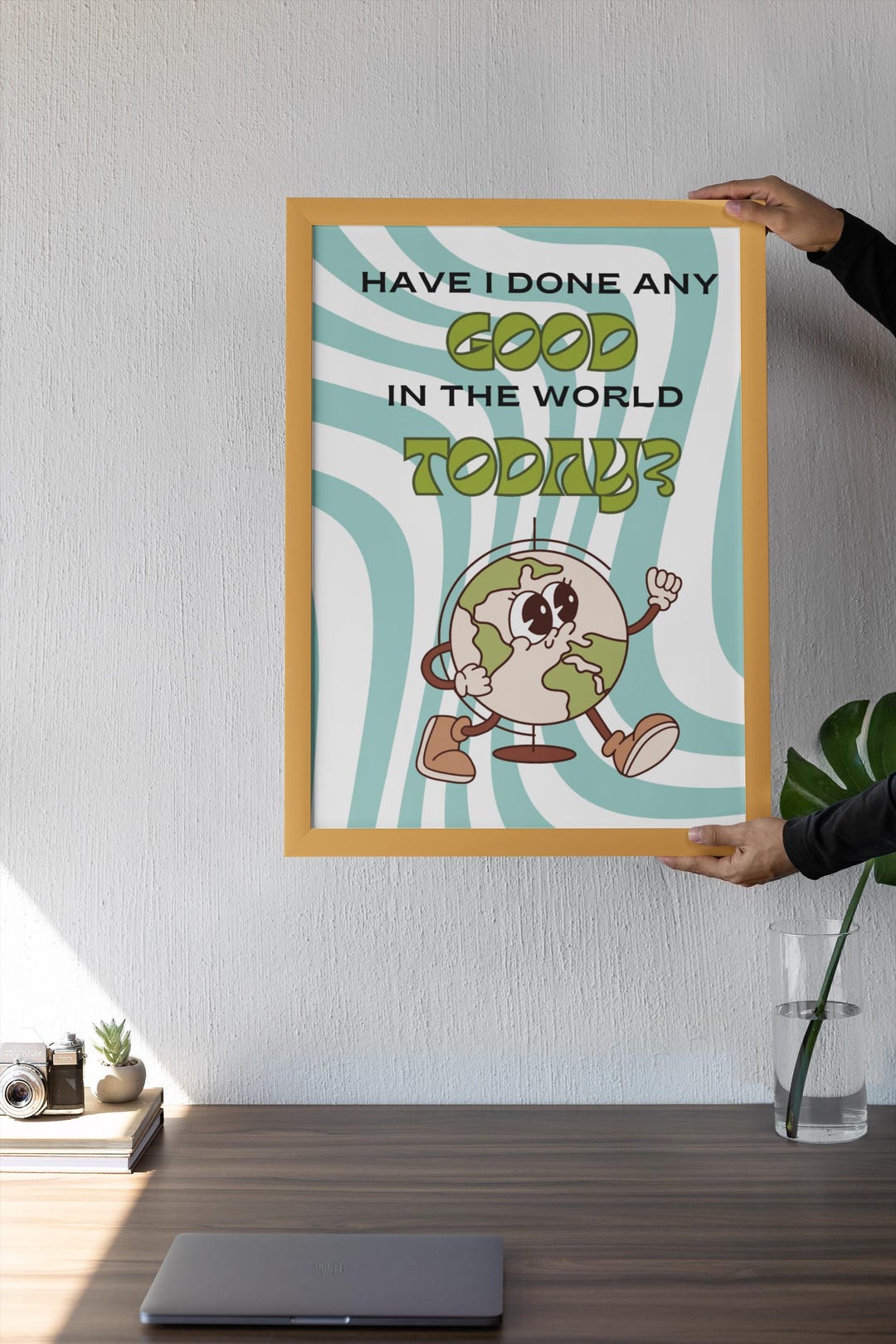Retro Trendy Decor Cartoon Kindness Printable Classroom Poster - Etsy