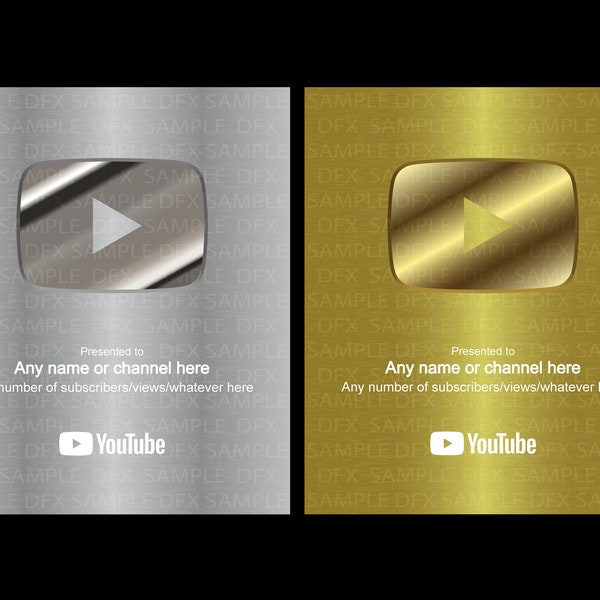 Youtube Play Button - Etsy