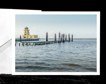 Art & Collectibles Color Gimli Pelican-Prints/Card Landscape Pier ...