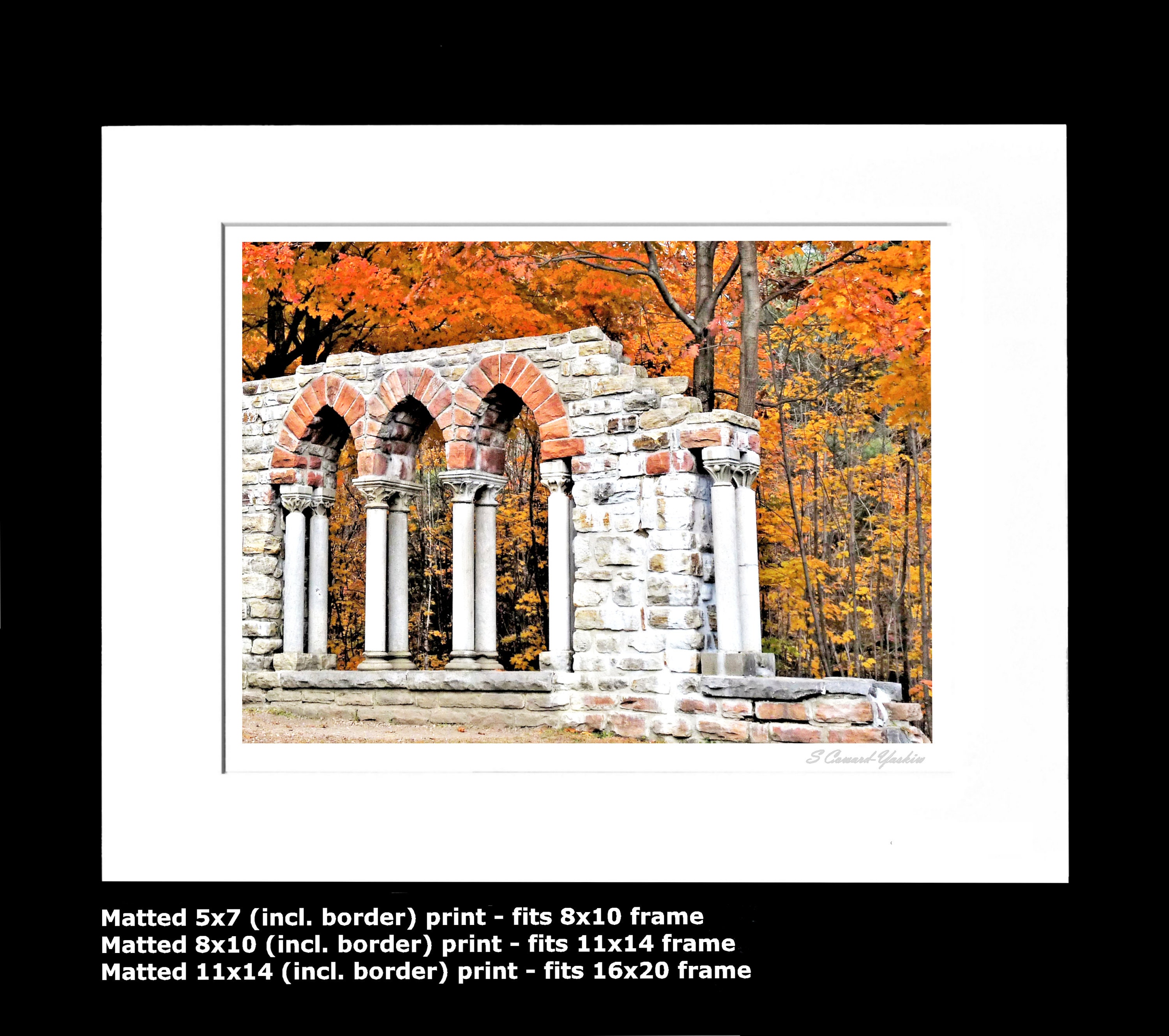 Autumn Ruins-Prints/Card-Mackenzie King Estate, Kingsmere, Quebec ...