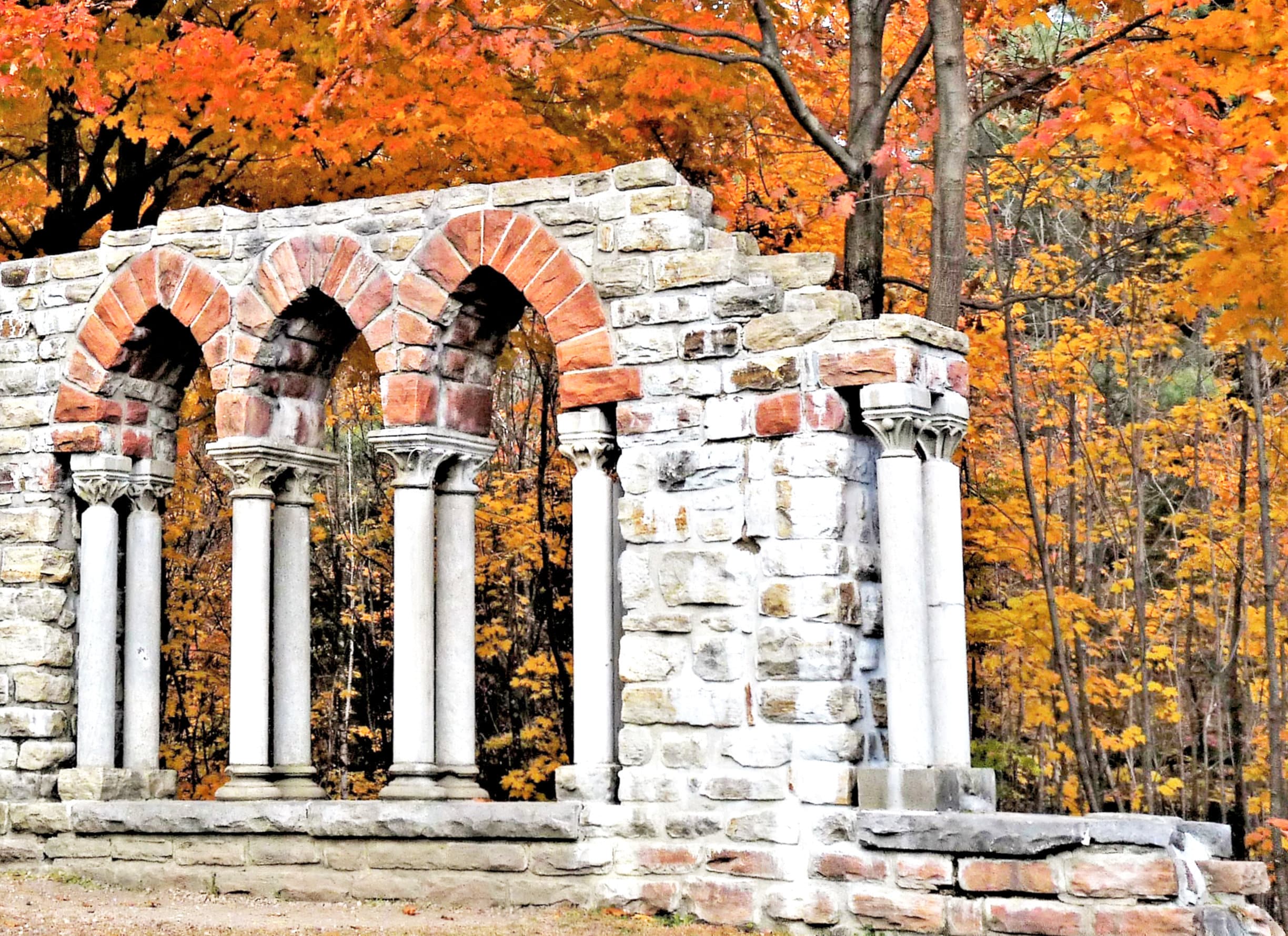 Autumn Ruins-Prints/Card-Mackenzie King Estate, Kingsmere, Quebec ...