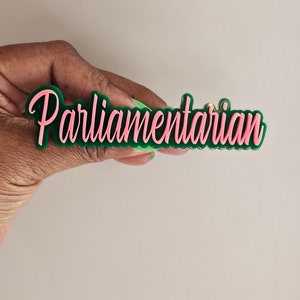 Chapter Officer Pins (greek Names) - Etsy