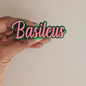 Chapter Officer Pins (greek Names) - Etsy