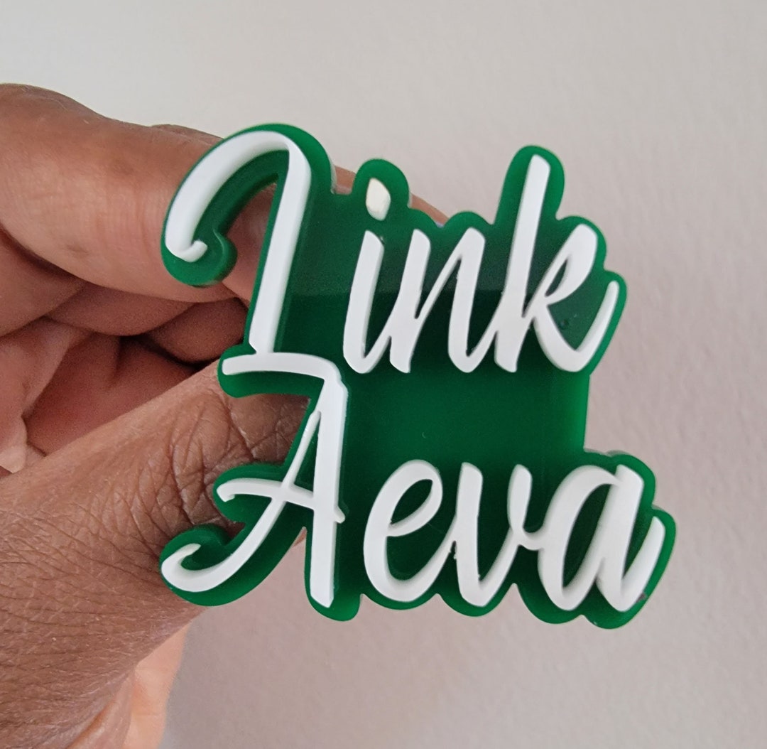 Link Name Pin - Etsy