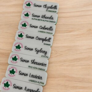 Name Badge - Region and Chapter - Etsy