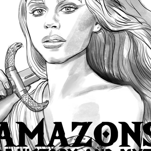 Amazons Warrior Women Adult PDF Coloring Book Matthew - Etsy