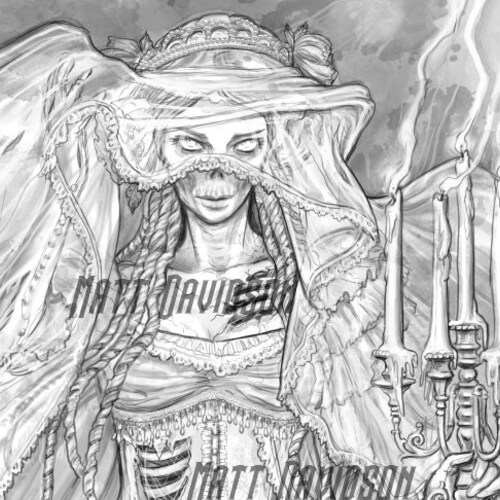 Coloring Pages for Adults Ghost Bride Halloween Grayscale - Etsy
