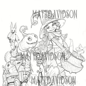 Magic and Mischief, Little Witches Halloween Multipack, Coloring Pages ...