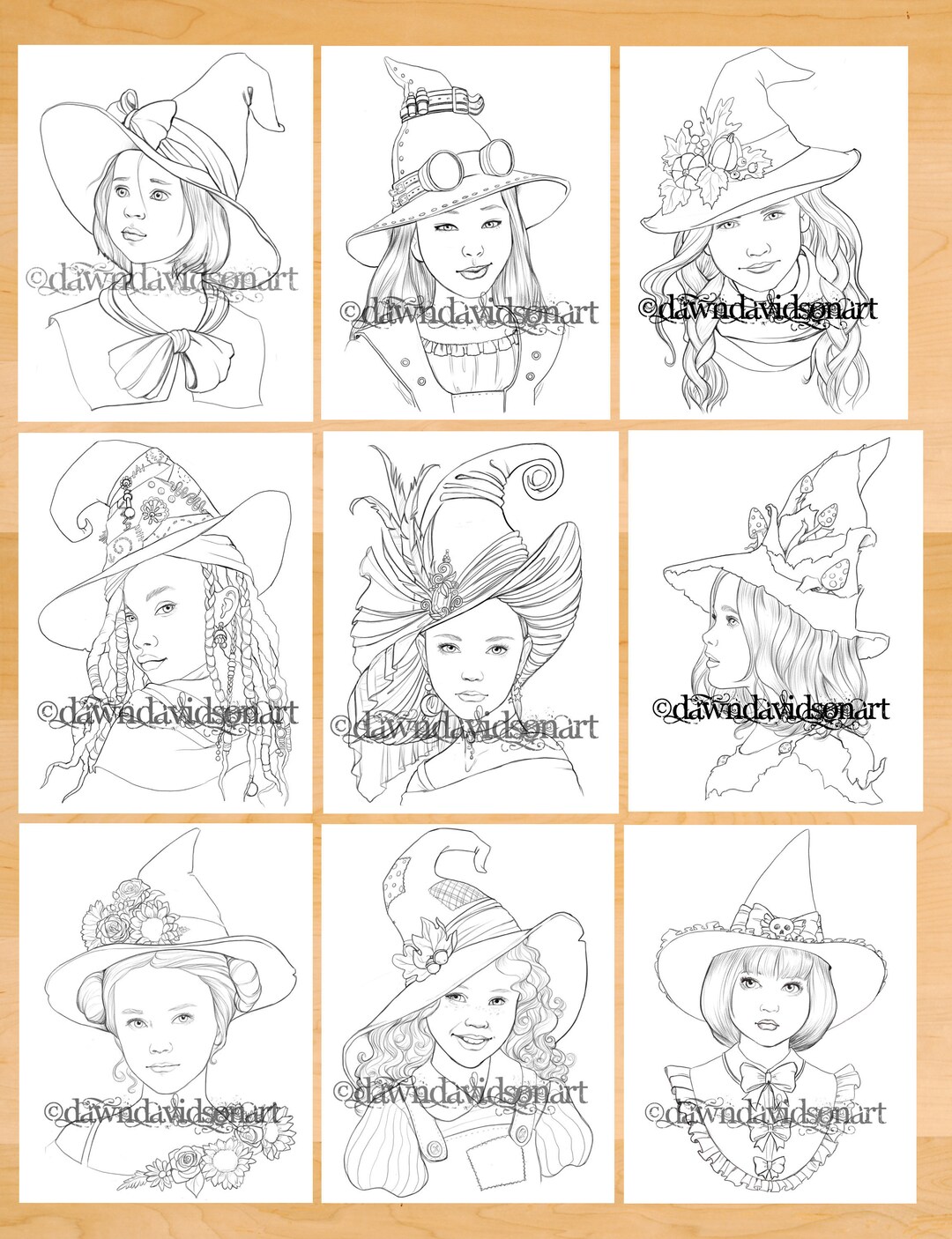 Wee Witches, Halloween, Multipack, Minibook, Coloring Pages, Printable ...