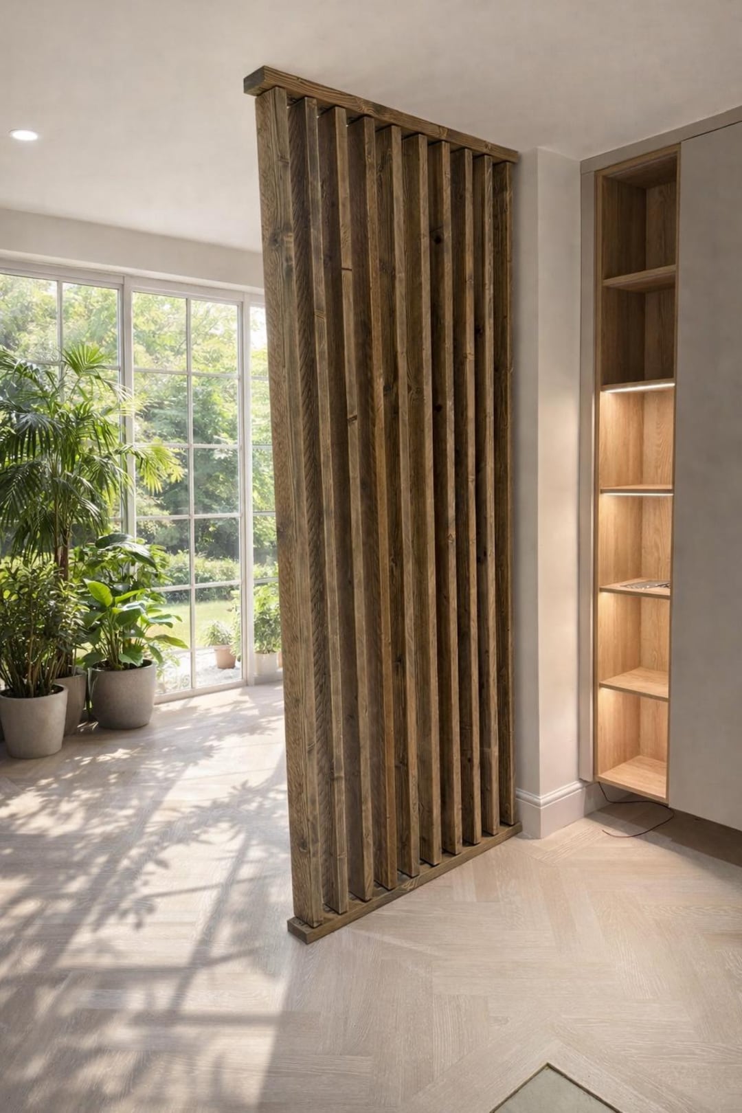 Rotating Room Dividers Permanent | Wooden Swivel Divider | THE PECKHAM ...