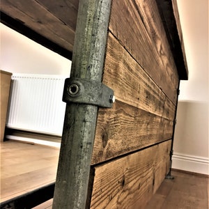 Rustic Desk - Office Desk, Custom Made From Reclaimed Scaffold Boards ...