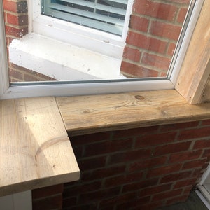 Rustic Scaffold Board Shelving, Window Sill, Window Ledge - THE CHALK ...