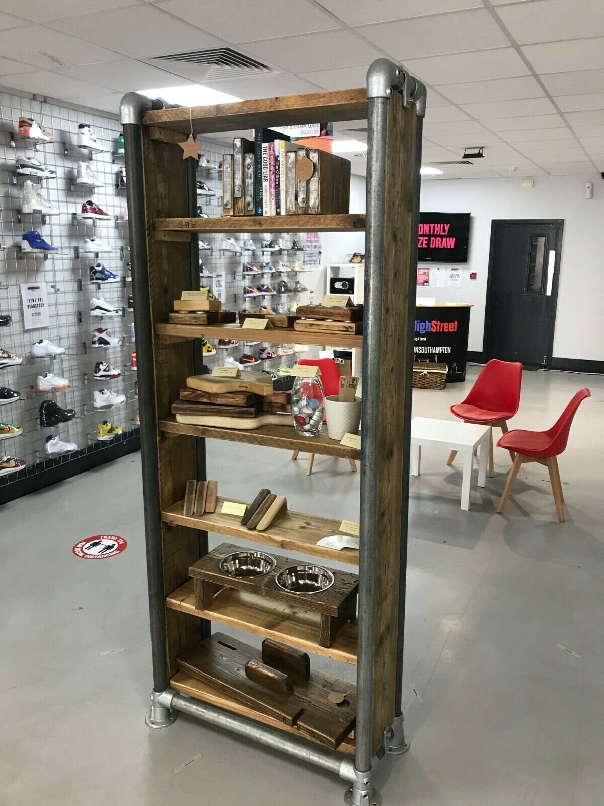 Shelving Unit, Shop Unit, Office Storage Unit - Reclaimed Wooden ...