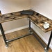 Standing Corner Desk, Bar Desk, Office Desk, Custom Made From Reclaimed ...