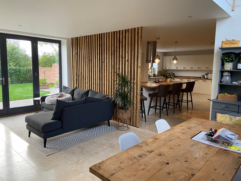 Wooden Wall Partition Room Divider Kit Diy Floor to - Etsy