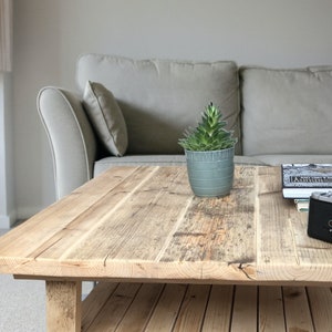 Scandi Style Coffee Table | Reclaimed Wood | THE MALMO - Etsy