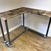 Standing Corner Desk, Bar Desk, Office Desk, Custom Made From Reclaimed ...
