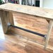 Reclaimed Console Table | Wooden Side Table | Made From Scaffold Boards ...