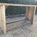 Reclaimed Console Table | Wooden Side Table | Made From Scaffold Boards ...