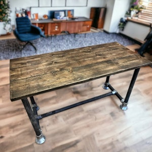 The Ashwood Desk - Office Desk, Custom Made From Reclaimed Scaffold ...