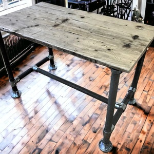 The Ashwood Desk - Office Desk, Custom Made From Reclaimed Scaffold ...