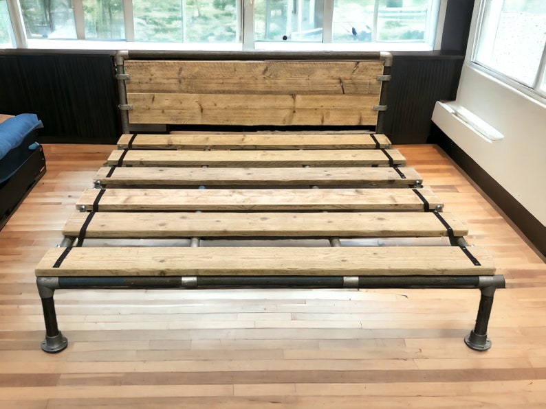 Scaffold Bed Using Recycled Reclaimed Industrial Steel and Scaffold ...