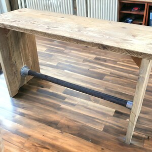 Reclaimed Console Table | Wooden Side Table | Made From Scaffold Boards ...